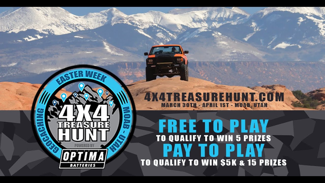 FREE 4x4 Geocaching Treasure Hunt during Easter Jeep Safari in Moab, UT ...
