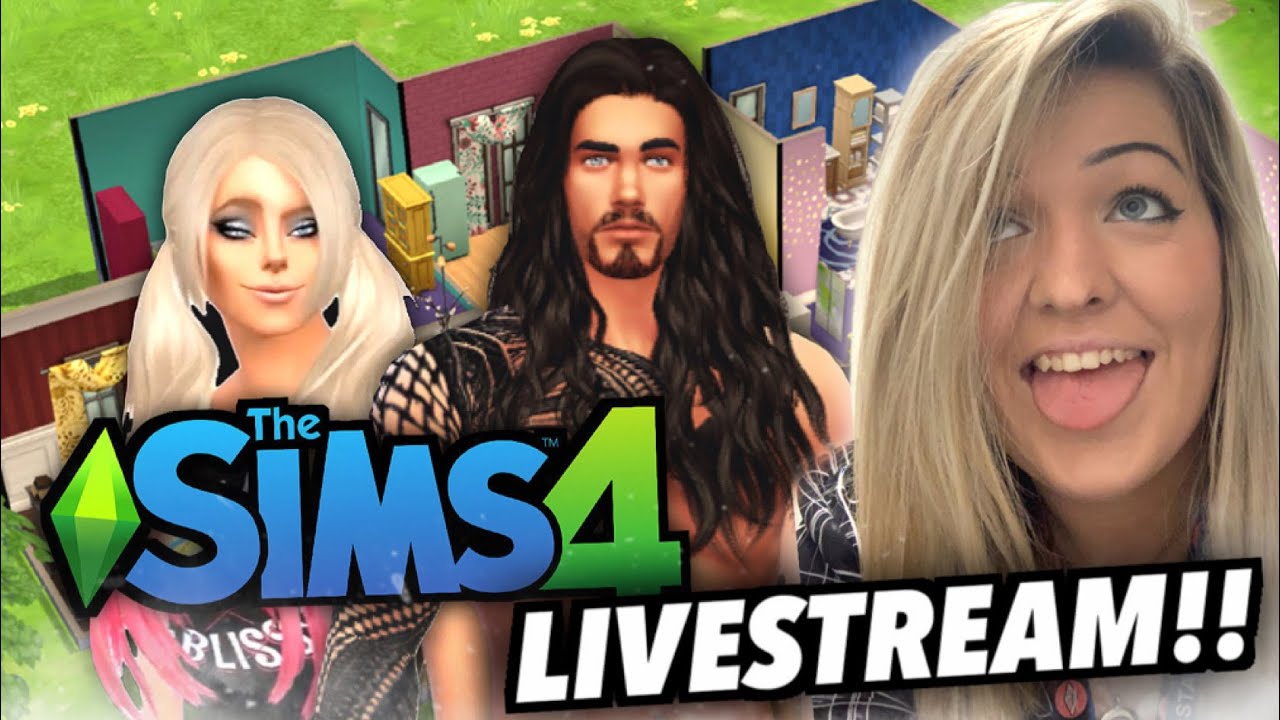 WWE IN THE SIMS 4 - STARTING OUT - LIVE STREAM! - YouTube