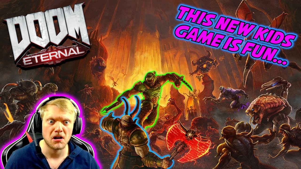 THIS NEW KIDS GAME IS FUN... | Doom: Eternal (Highlights, Fails, and ...