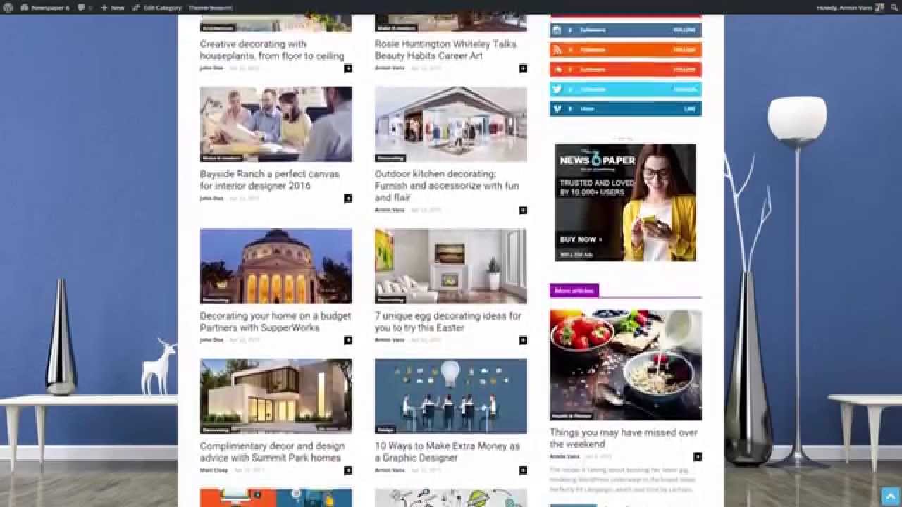 Newspaper 6 Tutorial - How to customize categories - YouTube