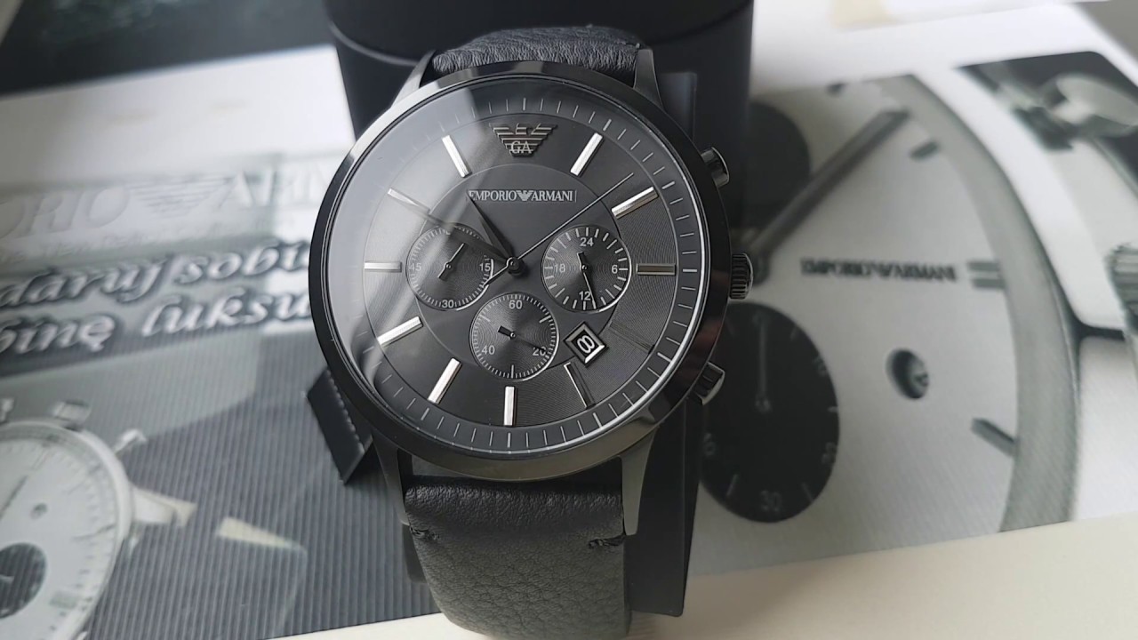 Nowy Emporio Armani AR2461 GWARANCJA ORYGINALNOŚCI. - YouTube