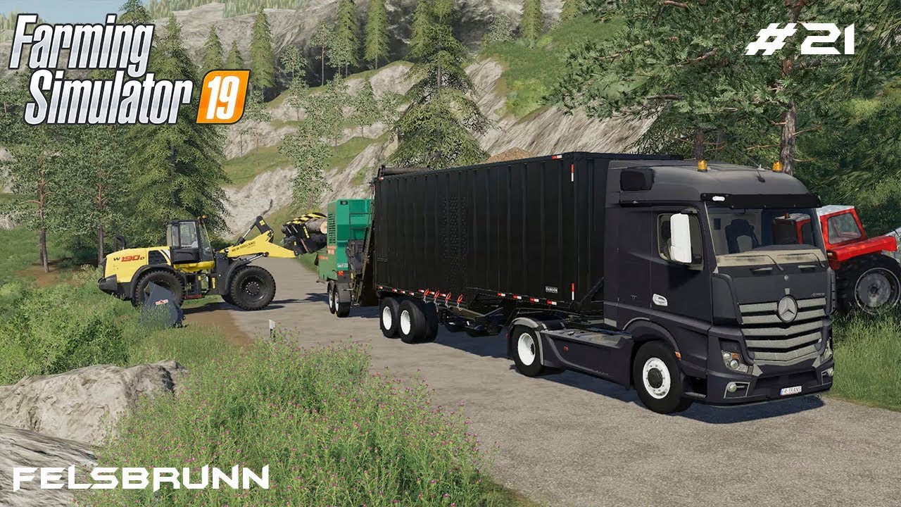 Making and selling wood chips | Forestry on Felsbrunn | Farming ...