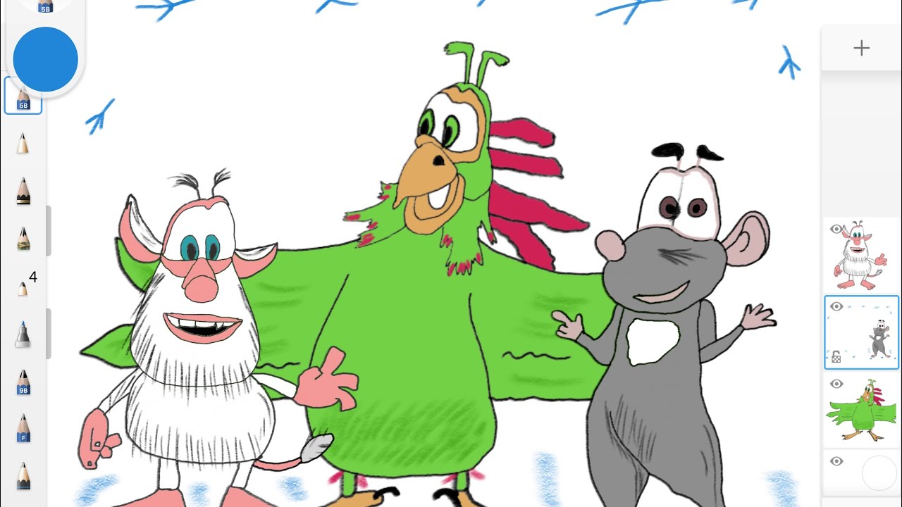 BOOBA Cartoon And His Friends New Drawing episode - YouTube