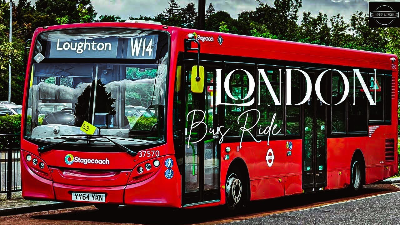 🚌London Bus Ride on Route W14 – Loughton Station to Whipps Cross 8-Mile ...