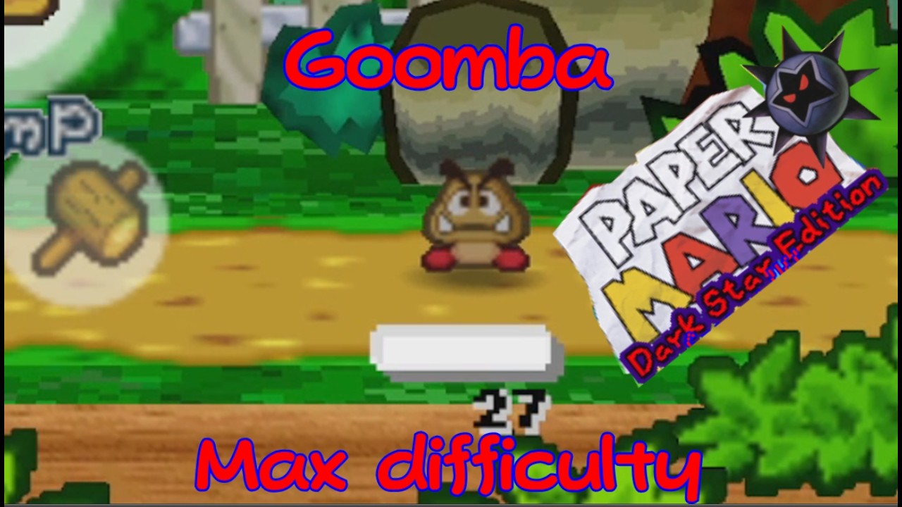 (Triple Curse) Goomba Max Difficulty Paper Mario Dark Star Edition ...