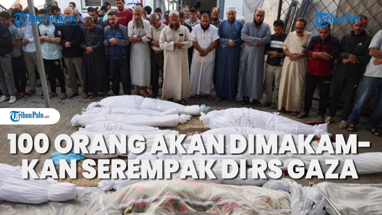 Rumah Sakit di Gaza Mulai Gali Kuburan Massal, 100 Orang akan ...
