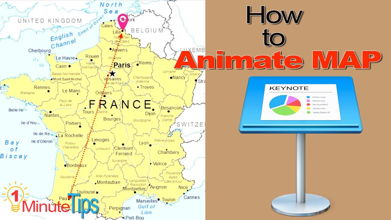 How to Animate Map with KeyNote | 1 Minute Tips - YouTube