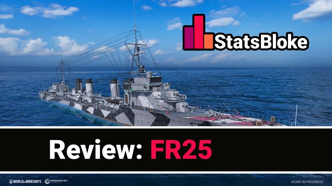 FR25 Review || World of Warships || Available 1st April from 6800 ...