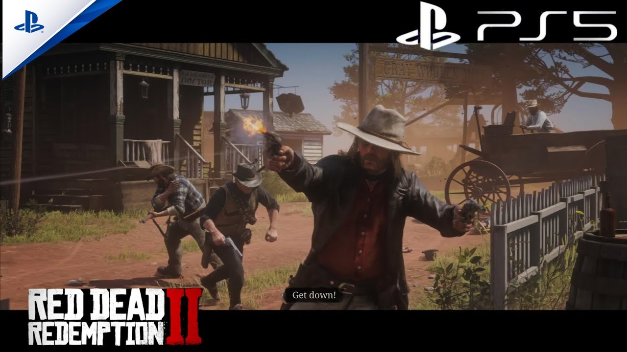 A Short Walk In A Pretty Town - RDR2 4K HDR - YouTube