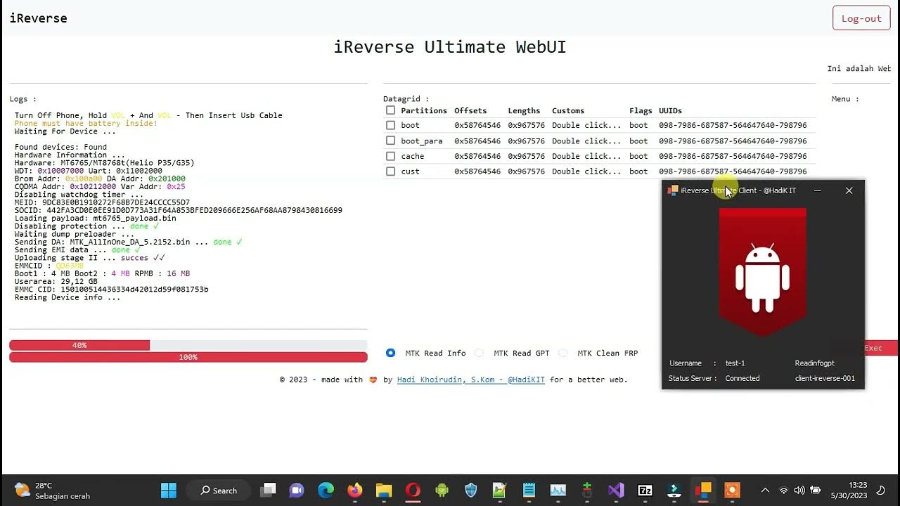 VB.Net / C# iReverse Ultimate With Web UI - Progress Datagridview - YouTube