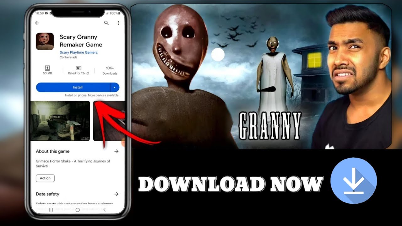 Granny remake android gameplay 100% real - YouTube