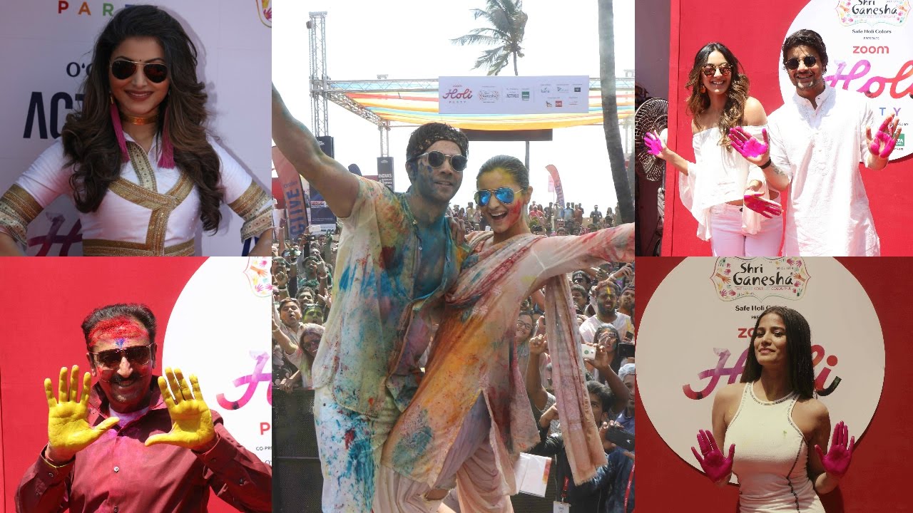 UNCUT: Urvashi Rautela | Kiara Advani | Poonam Pandey | Zoom Holi ...