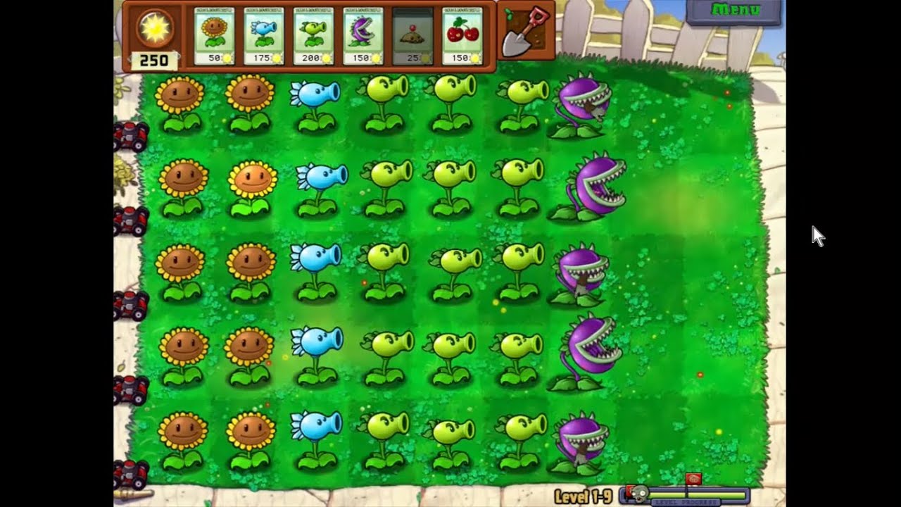 Plants vs Zombies Expansion v1.0.11 Adventure Mode Level All Day - YouTube