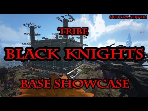 Tribe BLACK KNIGHTS Base Showcase | ARK Legacy Official Server - YouTube