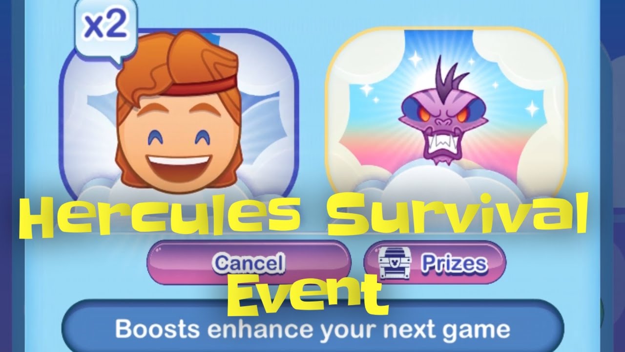 Disney Emoji Blitz Hercules Survival Event with chest opening - YouTube