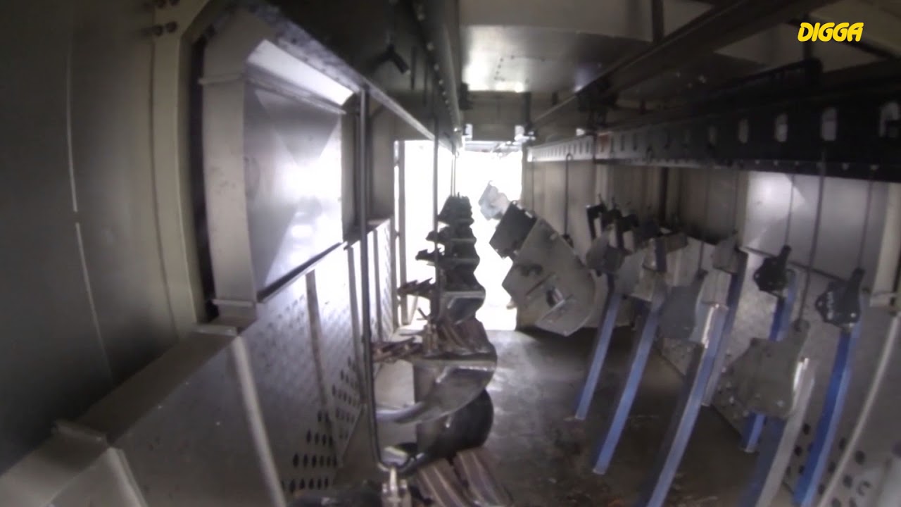 Digga Australia - Powder Coating Line - YouTube