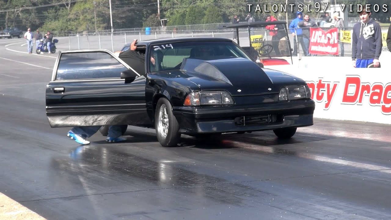 Chevy Swap Fox Body Wheelies - YouTube