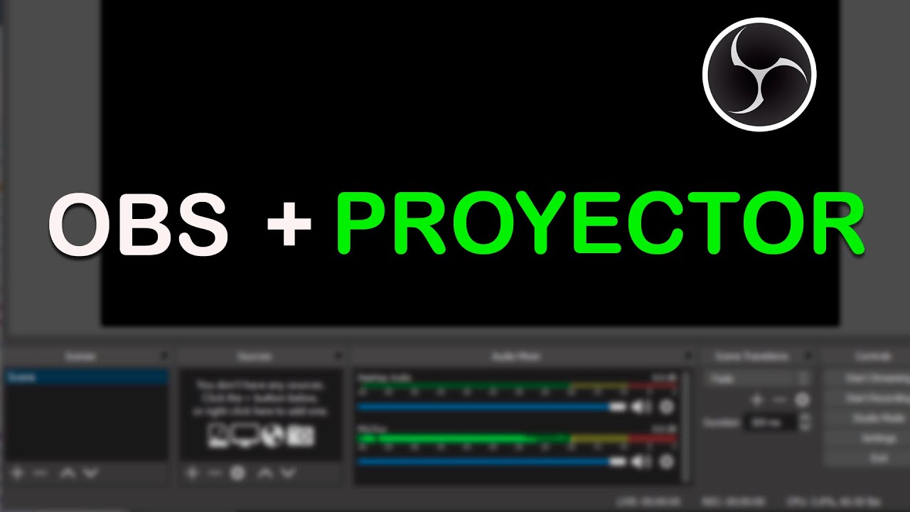 OBS + Proyector - YouTube