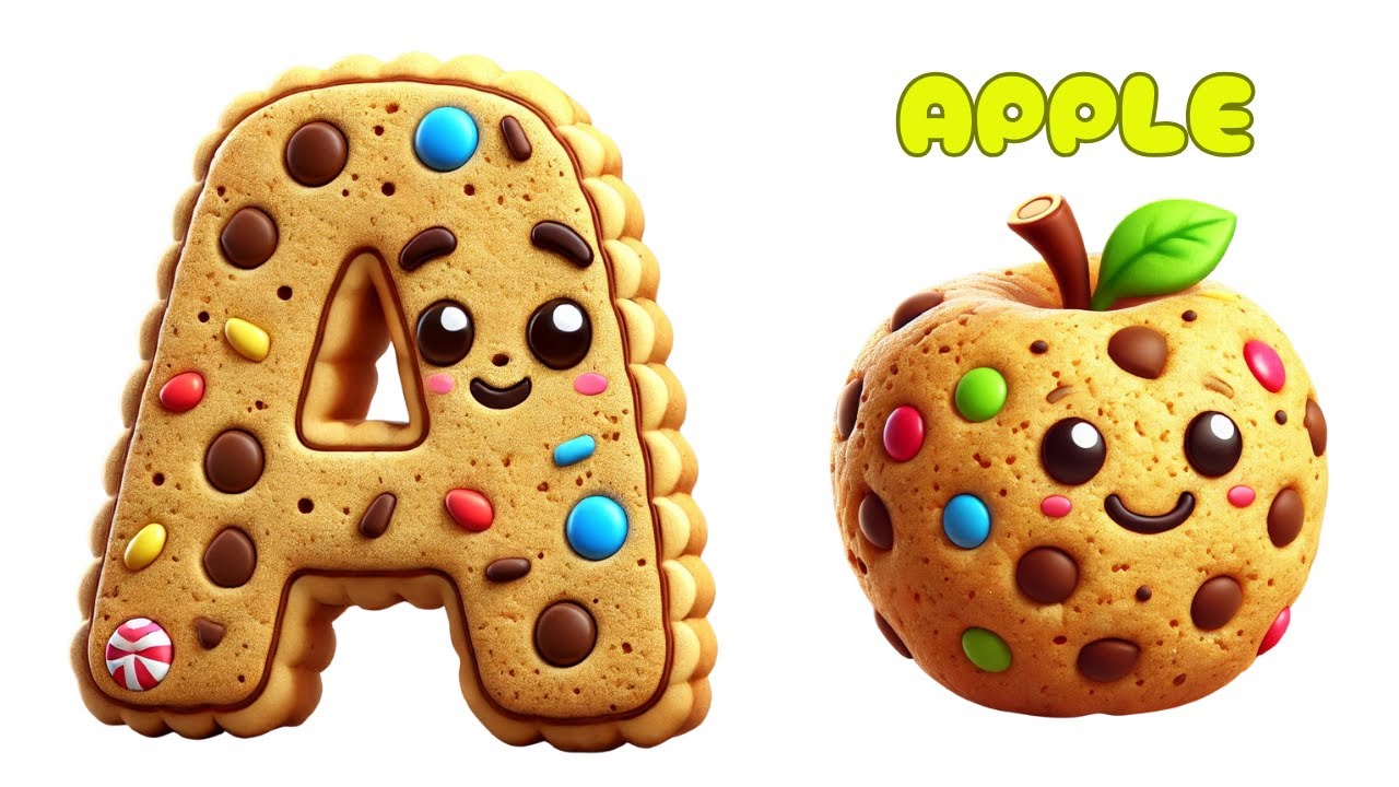 ABC Phonics Song (3D cookie-style) | Fun Alphabet Song for Kids | Kibo ...