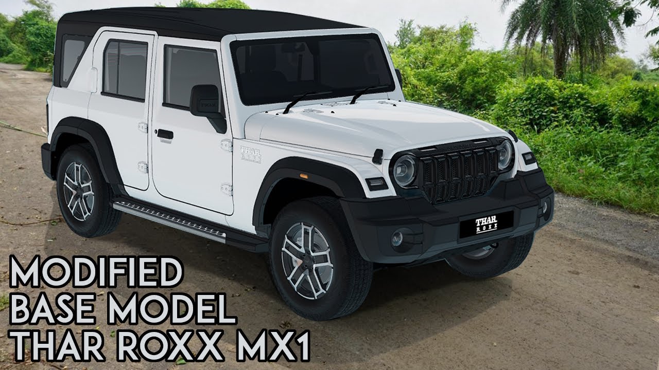 Thar Roxx MX1 Variant: Full Feature Review & Simple Modifications to ...