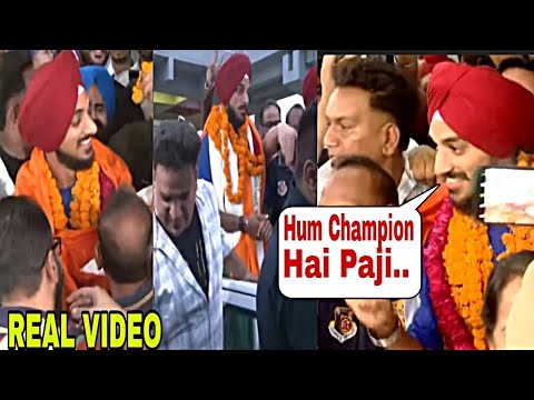 T20 World Cup champion Ashdeep Singh received grand welcome at ...