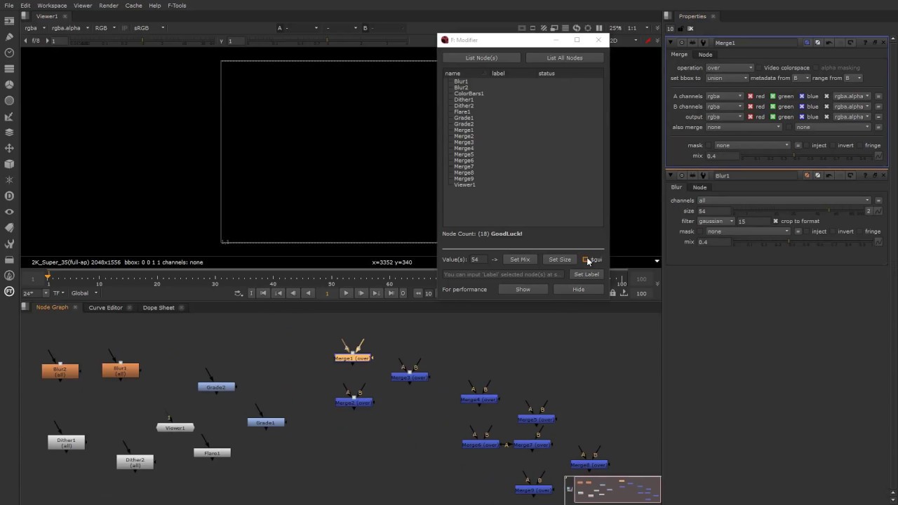 Nuke node(s) modifier v1.0 - YouTube