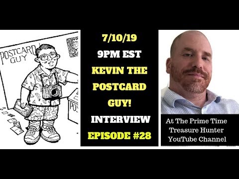 Prime Time Live #28: Interview with Kevin the Postcard Guy: Postcards ...