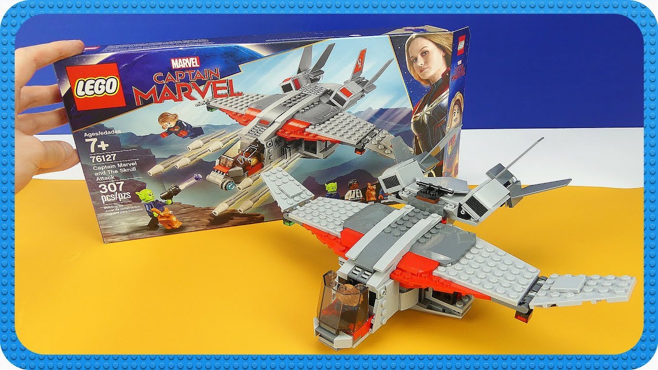 LEGO Captain Marvel and the Skrull Attack 76127 - UNBOXING - YouTube