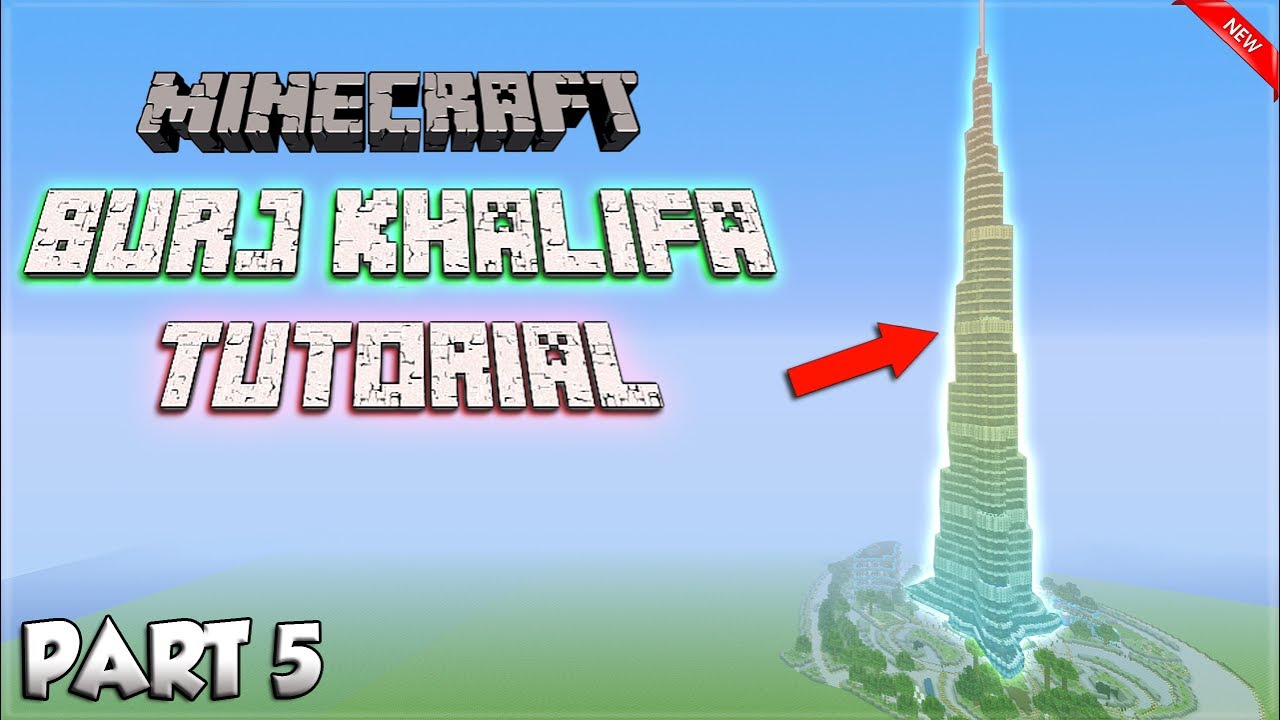 Minecraft Burj Khalifa Tutorial Part 5 - YouTube