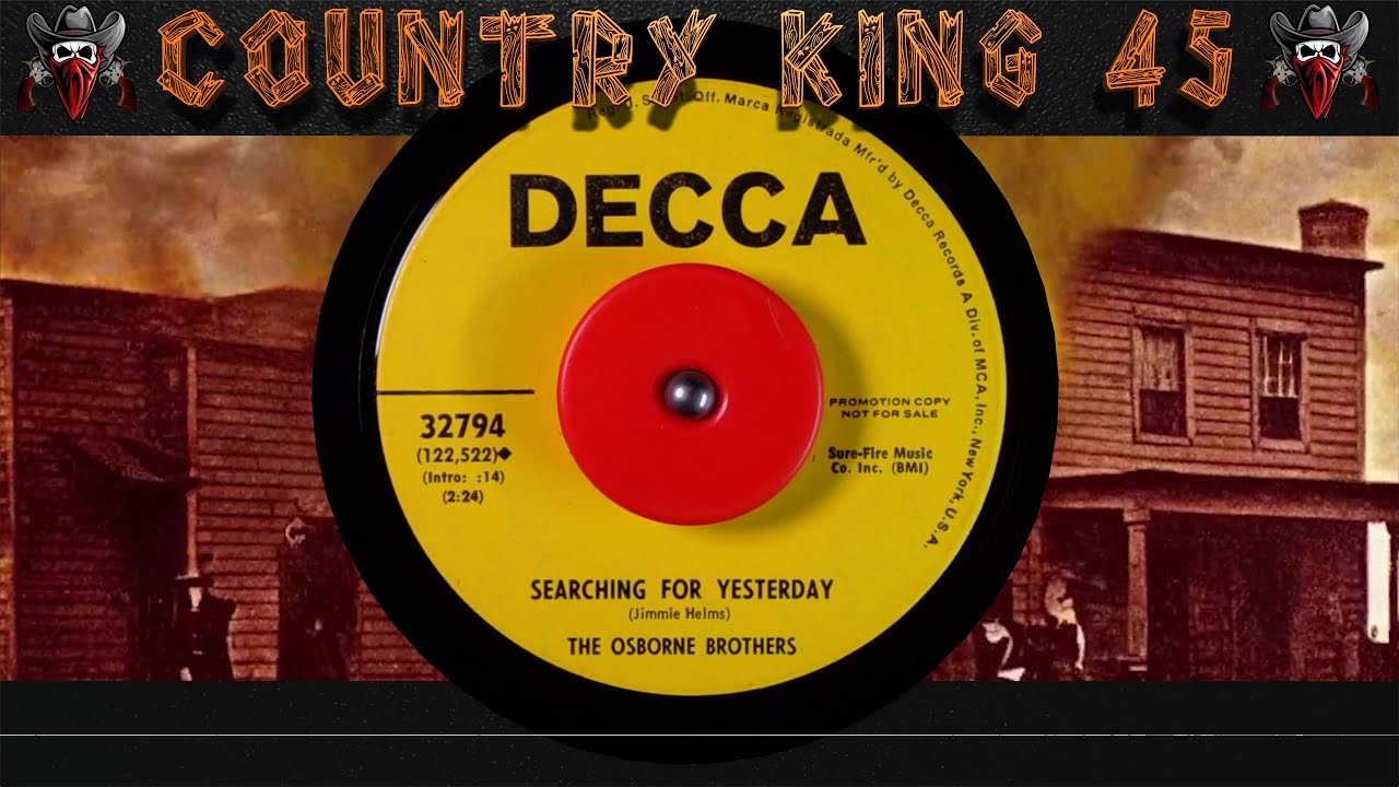 The Osborne Brothers - Searching For Yesterday - YouTube