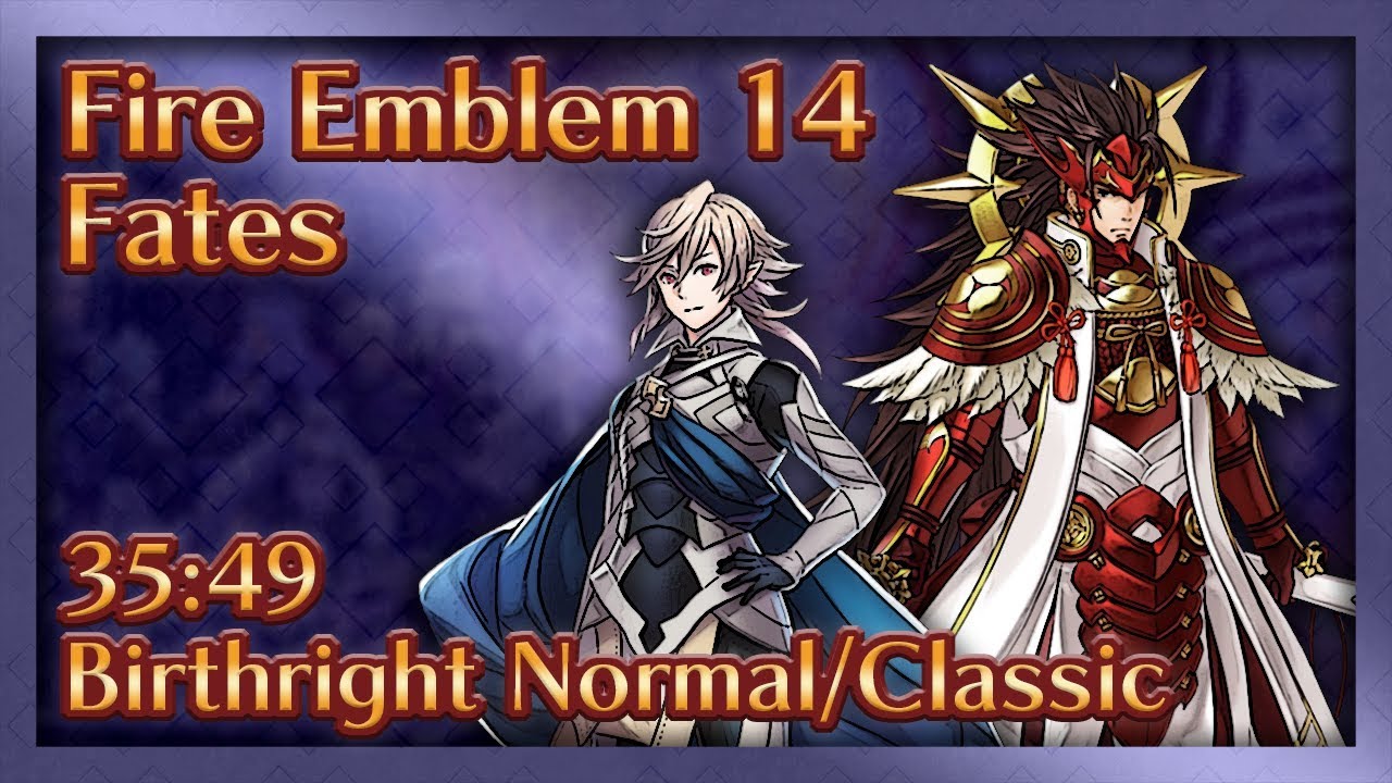 Fire Emblem 14 Fates: Birthright WORLD RECORD - 35:49 - YouTube