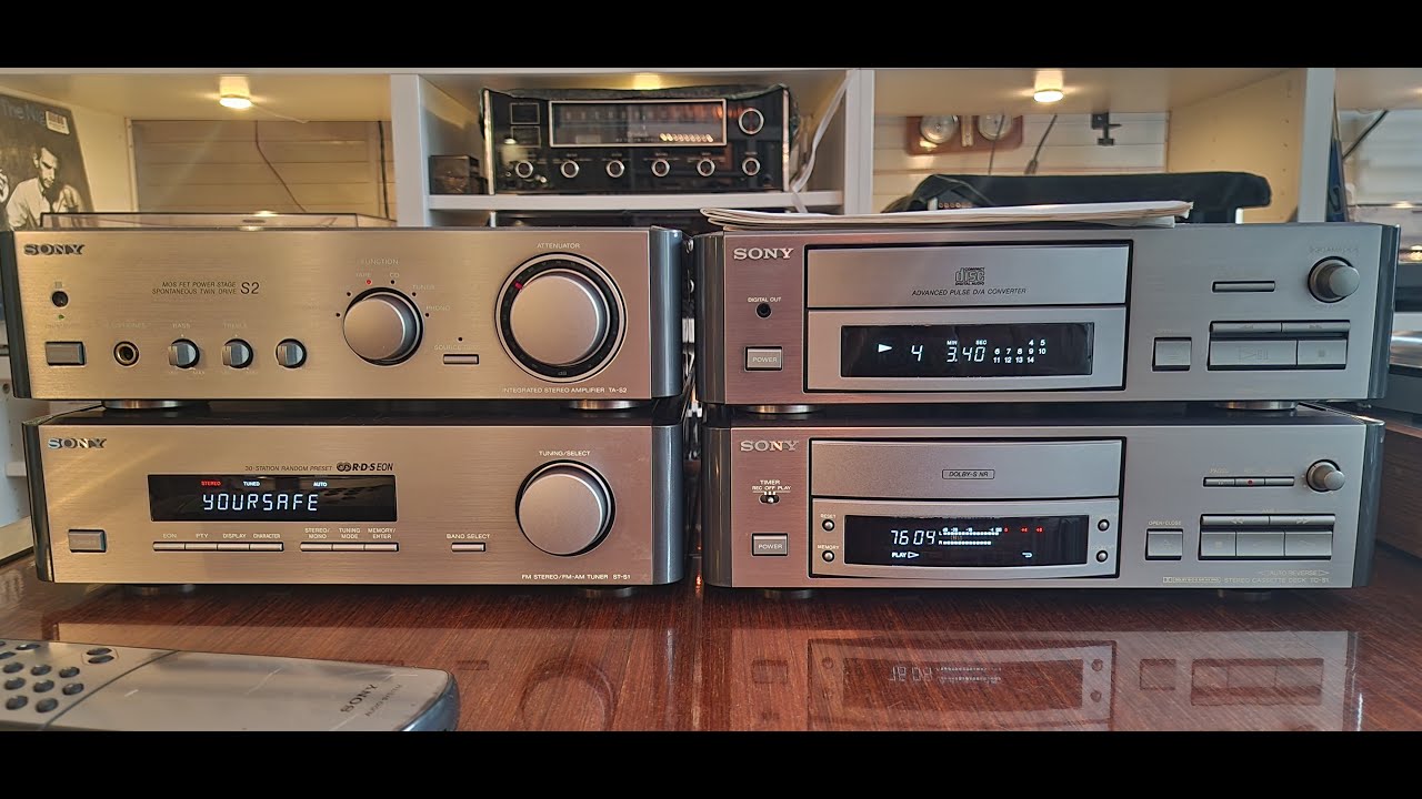 SONY TA-S2 LA SCALA System high fidelity -test- sale on ebay - YouTube