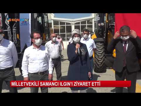 Milletvekili Samancı Ilgın'ı ziyaret etti