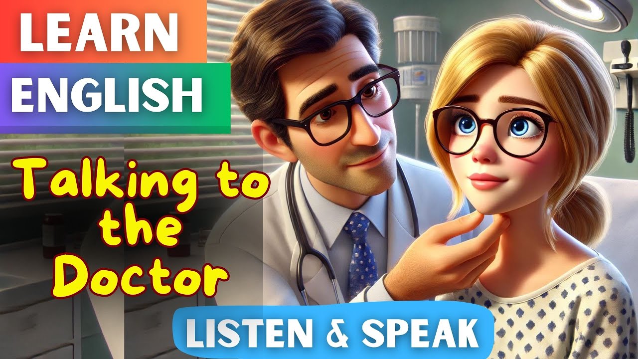 Easy English Conversation with a Doctor | Learn English Through Story ...