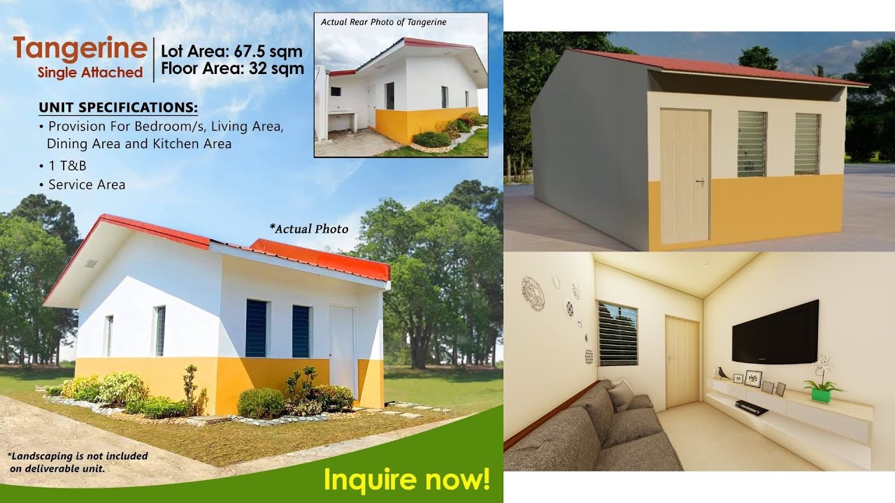 Tangerine Rowhouse Axeia | Sample 2 Bedroom Model | Interior Design ...