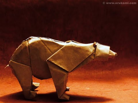 Origami - bear - YouTube