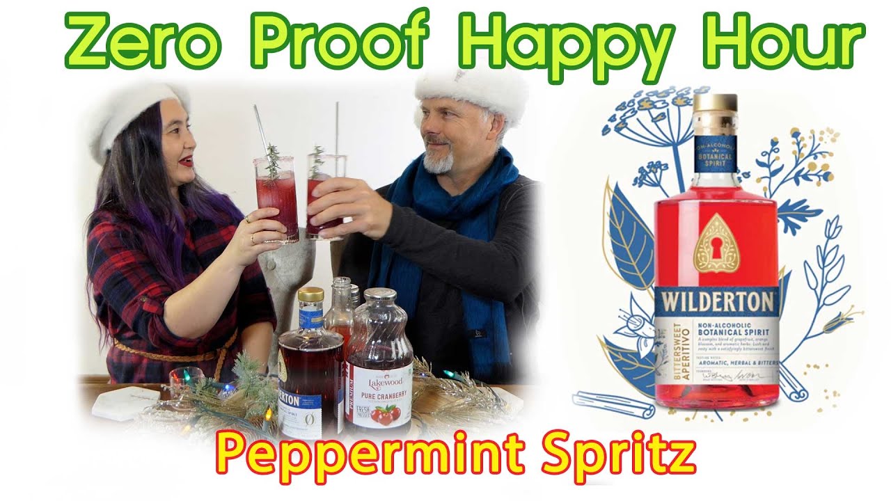 Peppermint Spritz - Mocktail Recipe - Zero Proof Happy Hour - YouTube