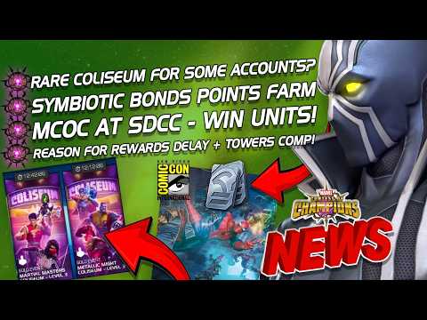 Kabam Explain Rewards Delay | Cheating Still Bad In Game | MCOC at SDCC | Rare Coliseum + More [MCN]
