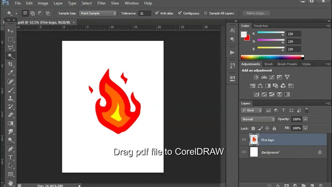 cara save as psd ke cdr di coreldraw psd file convert to cdr with all layers - YouTube