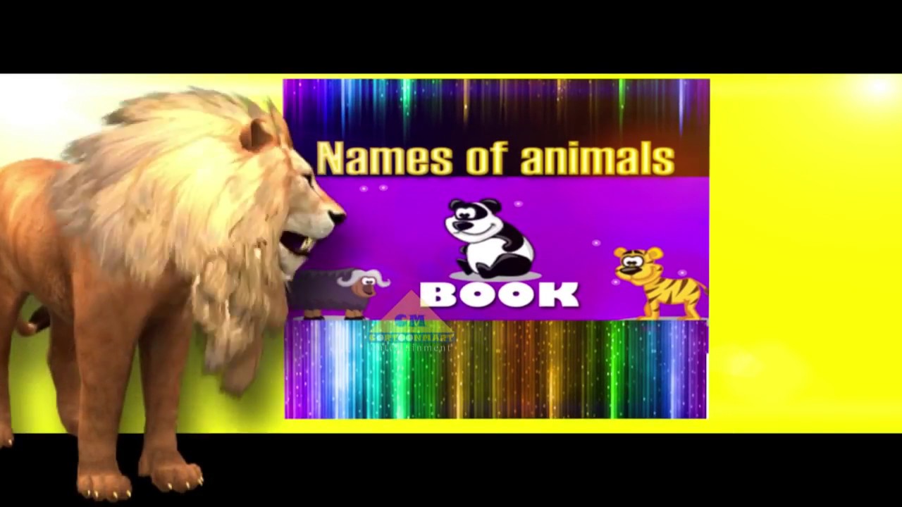 Children s Favorite Animals Learning English Animal Names Kids Learning ...