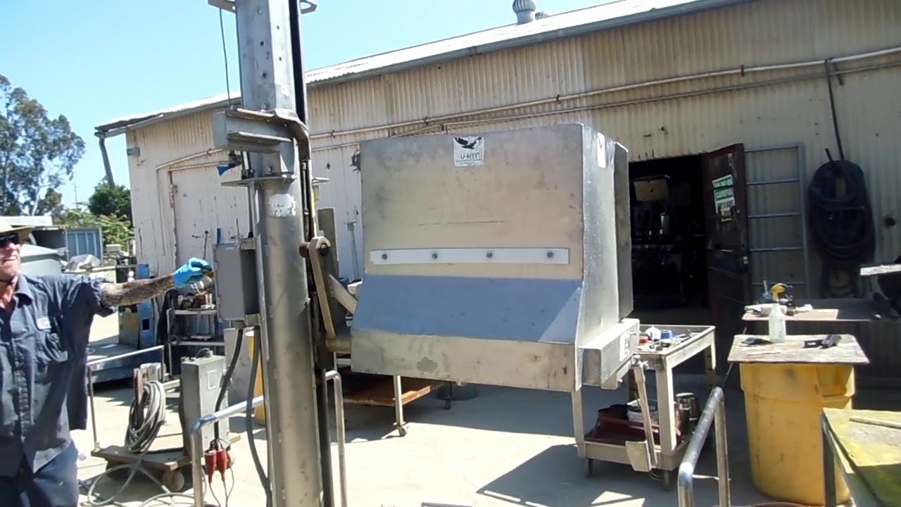 Used U-Mix Lift Dumper for Meat bins - Item# S742292 - YouTube