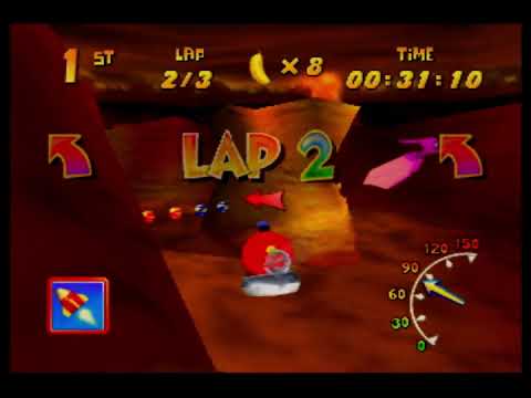 Diddy Kong Racing - Hot Top Volcano (Hover) in 1:24.38 - YouTube