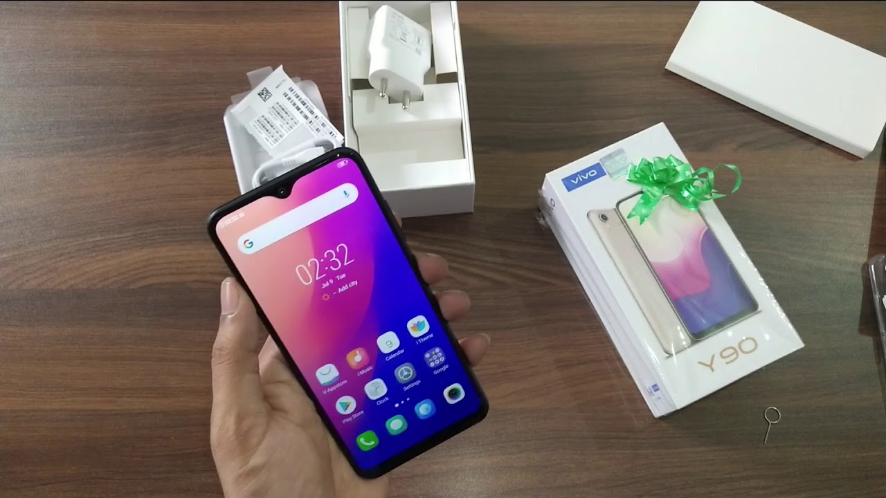 Vivo Y90 Unboxing in Marwadi - YouTube