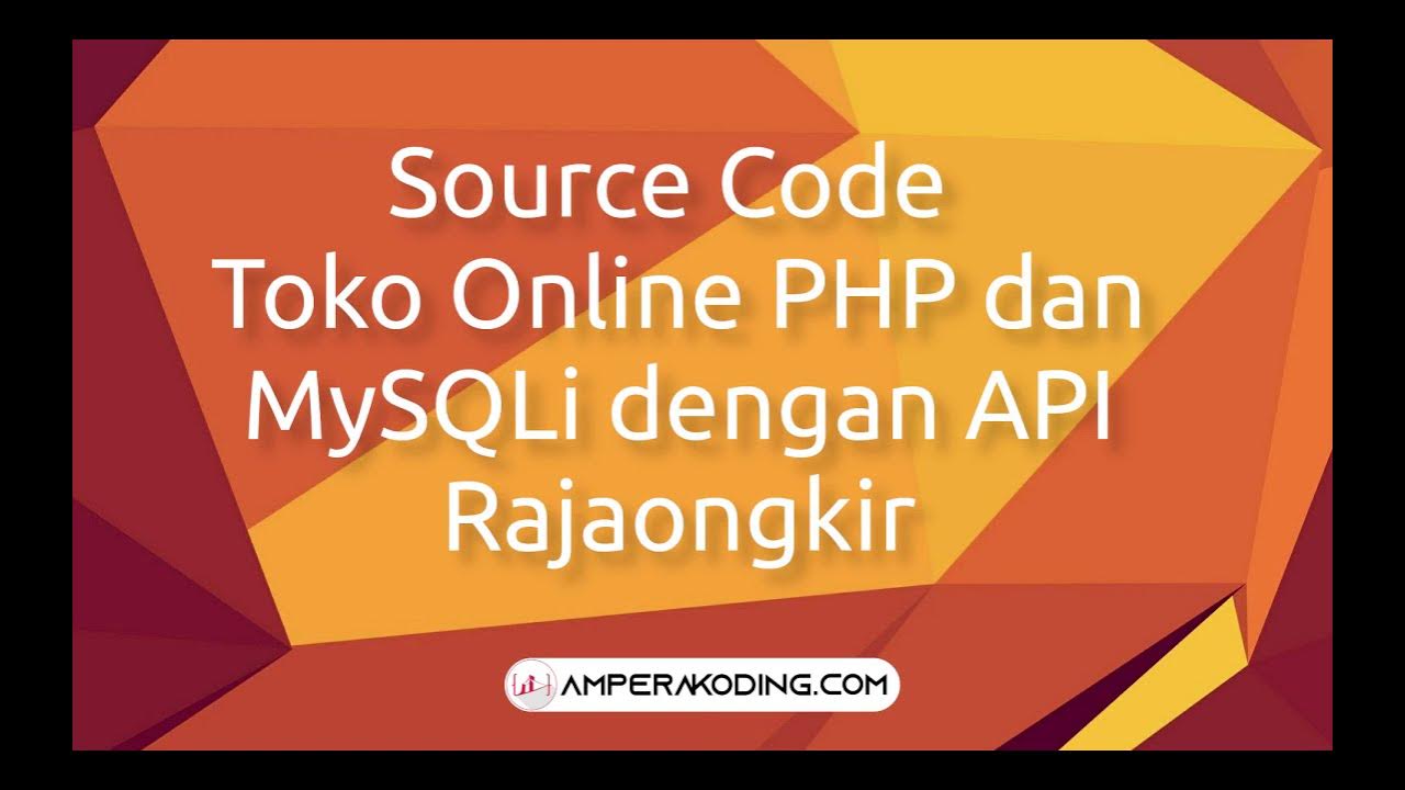 Source Code Toko Online PHP dan MySQLi dengan API Rajaongkir - YouTube