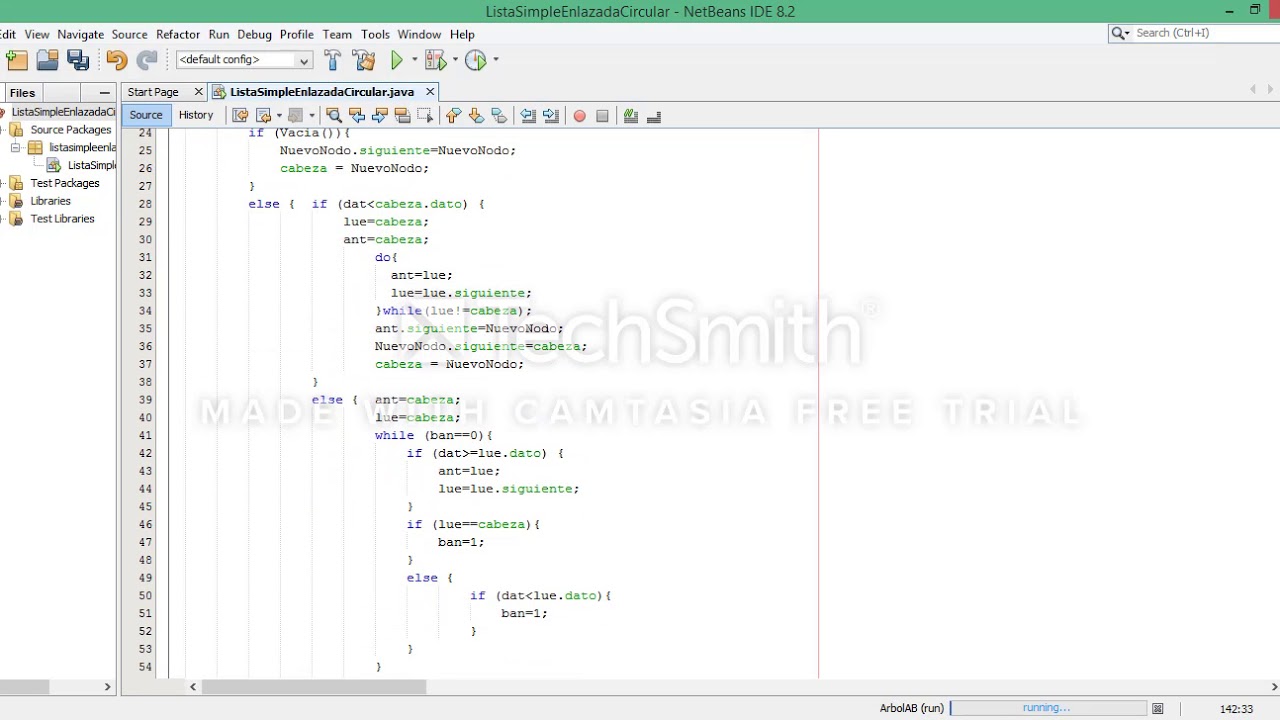 Lista Simple Enlazada Circular - YouTube