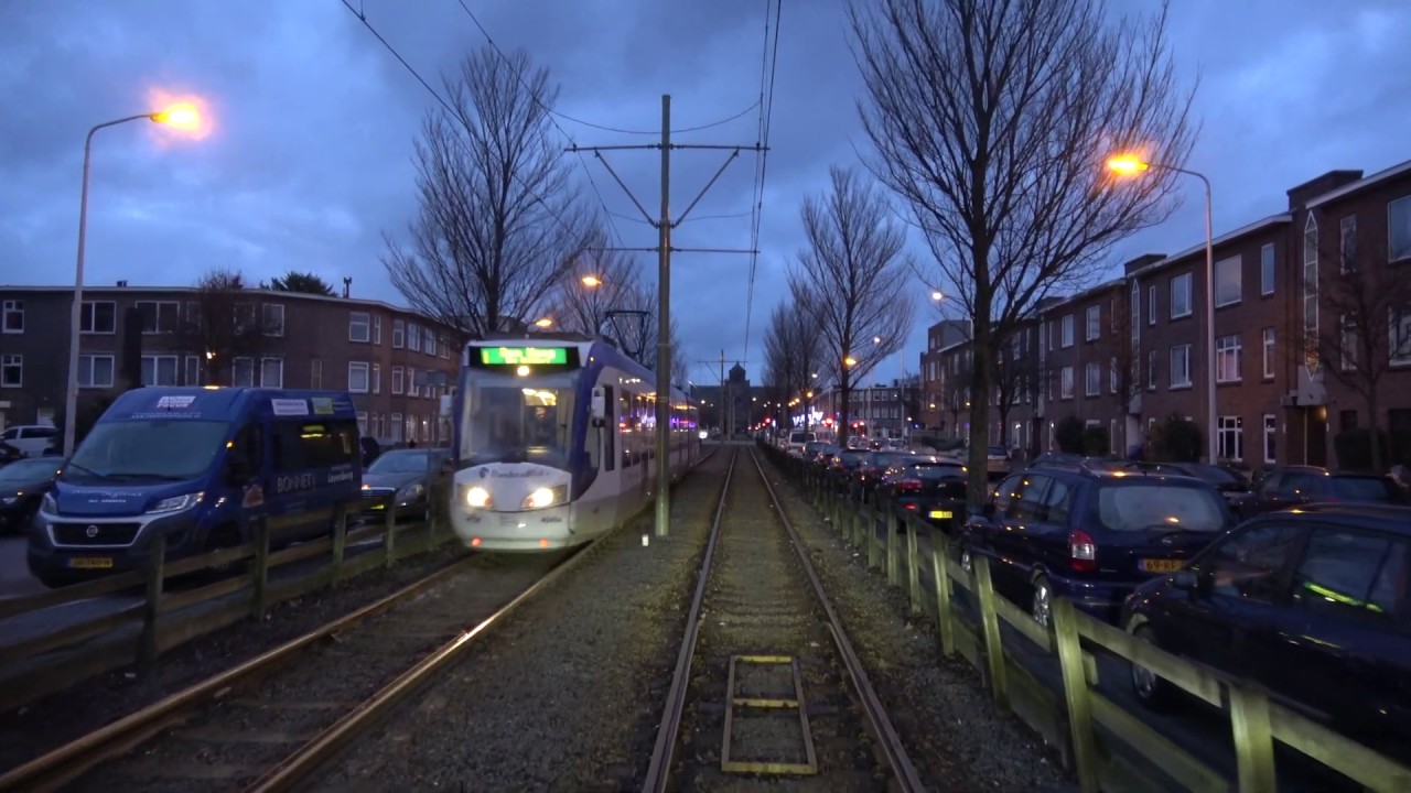 Leyenburg - Den Haag Centraal Station | HTM tramlijn 6 | GTL8 3086 ...