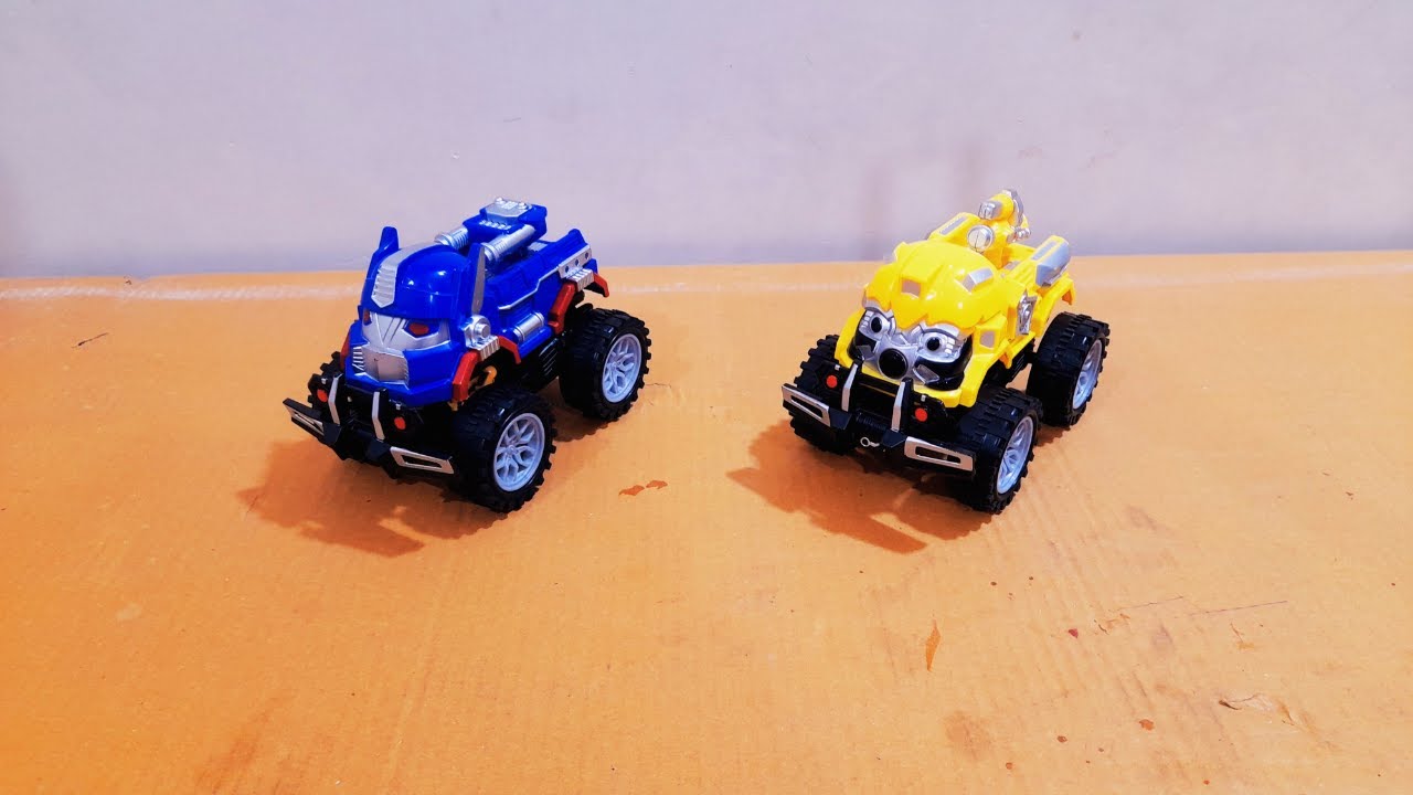 Unboxing and Review of Monster Transformer Truck Car Toy - YouTube