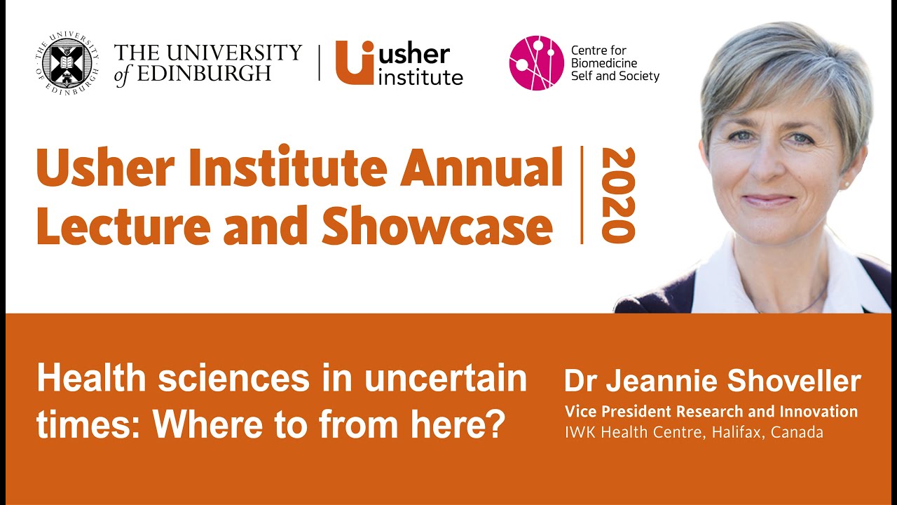 Usher Institute Annual Lecture and Showcase 2020 - YouTube