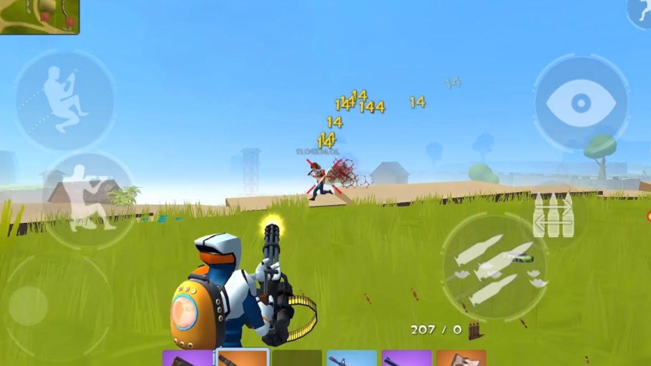 Rocket Royale MINIGUN ATTACKS - Android Gameplay - YouTube