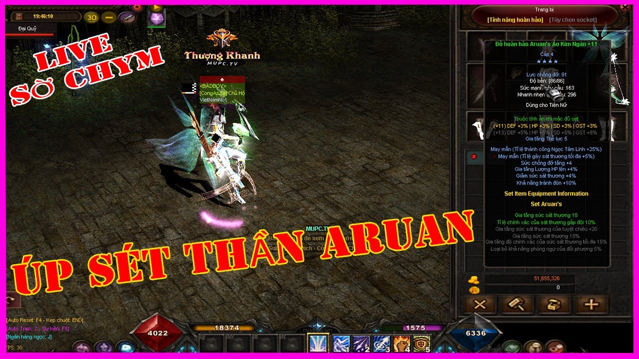 Mu Online Mới Ra | Lên Hoàng Đế Úp Sét Thần Aruan's Cho Elf Bắn Nát Đối ...